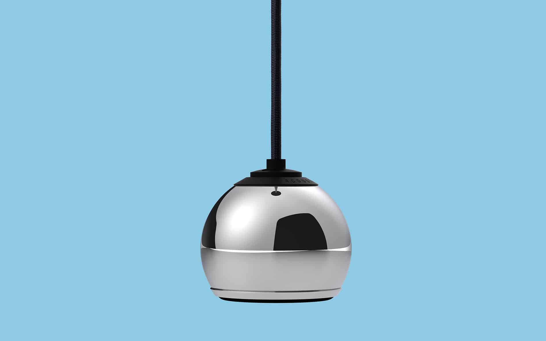 Chrome Droplet Micro SE – Blue Background – Gallo Acoustics